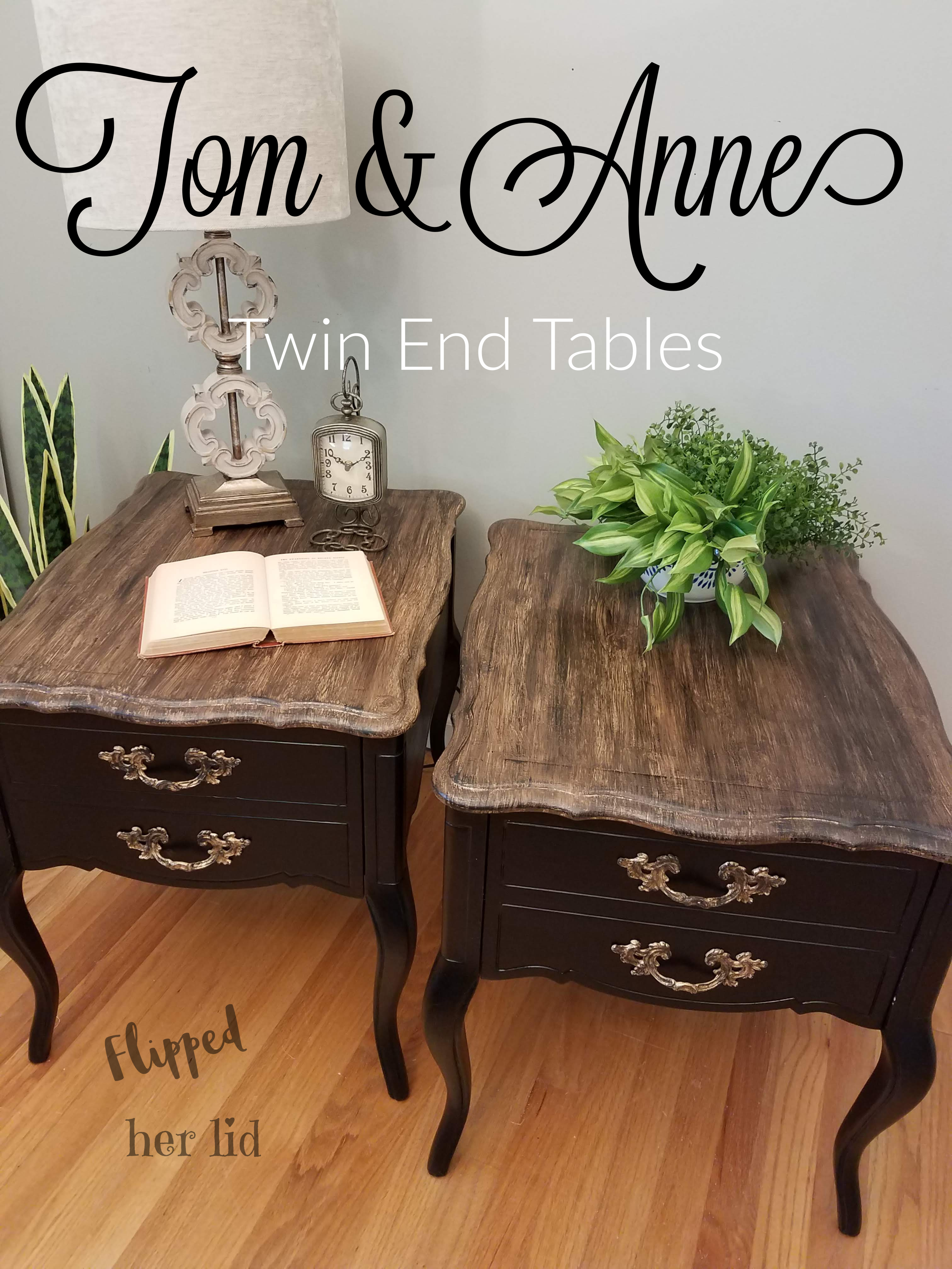 Tom & Anne – Twin end tables